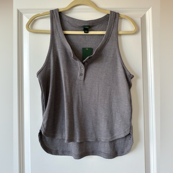 wild fable | Tops | Cropped Ribbed Grey Tank | Poshmark